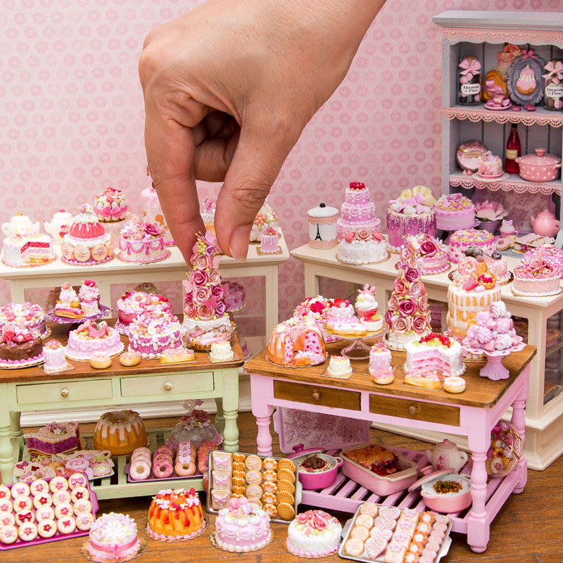 Handmade Pink Miniature Food in 12th Scale for Dollhouses – Paris ...