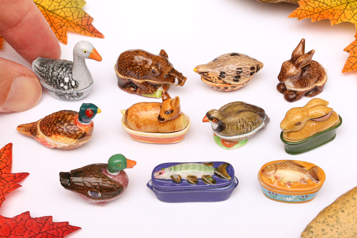 French Country Kitchen Vintage Porcelain Animal Tureens – Paris Miniatures